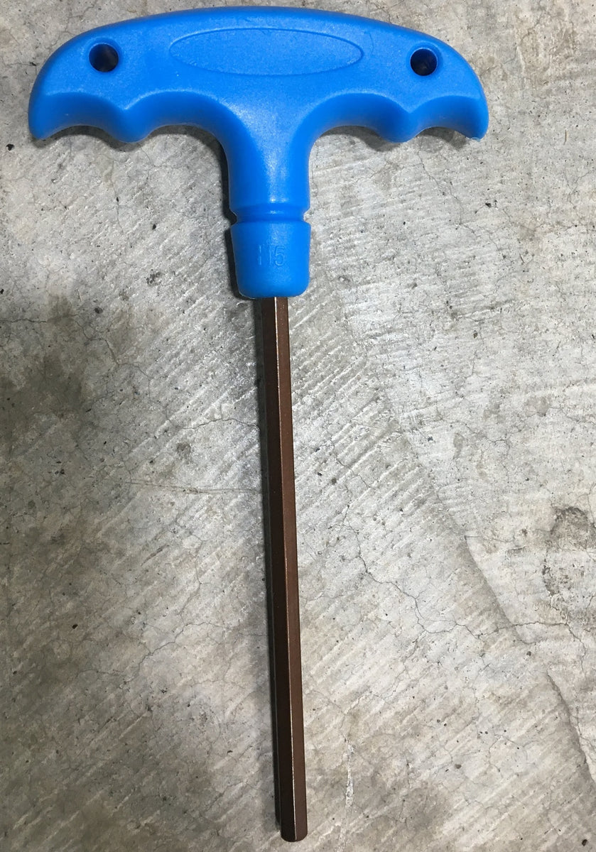 A00112-00 5mm Hex Key Loop T Handle Allen – Blue Alpine
