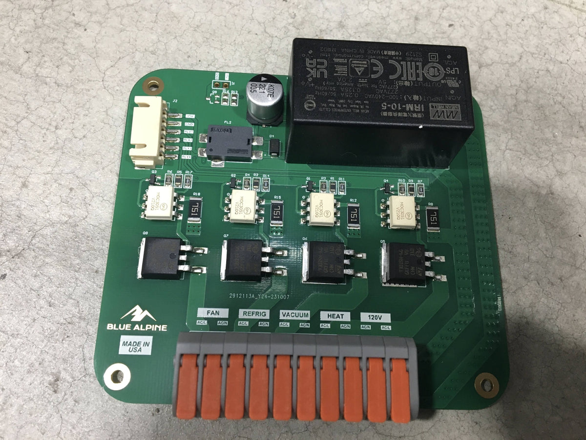 E00130-00 Rev 2 Power PCB Board – Blue Alpine